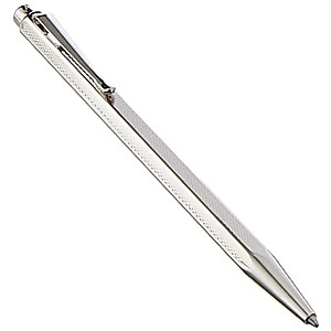 Caran D' Ache Retro Ecridor Rhodium Ballpoint Pen, Silver (0890.487)
