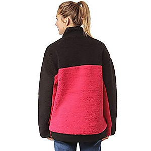 Oakley Men's TNP Women's Sherpa Fleece, Black/Rubine, S