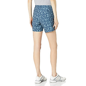 adidas Golf Women's 5-inch Printed Primegreen Golf Short, Navy, 2