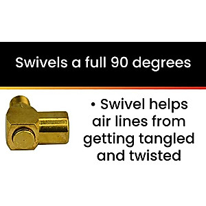 Hot Max 28085 90-degree Swivel 1/4-Inch Male NPT x 1/4-Inch Female NPT