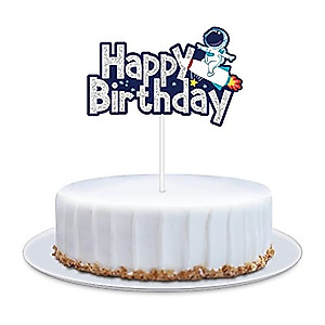 Serves 24 Ultimate Outer Space Party Supplies 9" Plates 7" Plates 24 Cups 2 Table Cover 24 Napkins 24 Straws 1 Blast off Birthday Banner 14 Swirls 12 Photo Props Cake Topper 30 Balloons 12 Candles