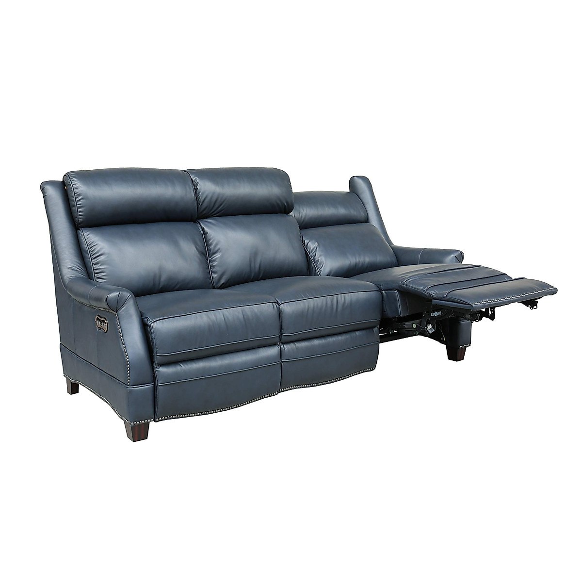 Barcalounger Warrendale Power Reclining Sofa w/Power Head Rests, Shoreham Blue