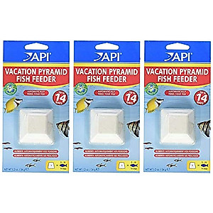 (3 Pack) API 14-Day Pyramid Fish Feeders
