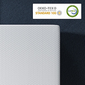 BedStory 4 Inch Firm Memory Foam Mattress Topper King Size - Extra Firm Bed Topper for Overweight Individuals, Back Pain Relief Enhanced Cooling Pad with Skin-Friendly Cover, CertiPUR-US Certified