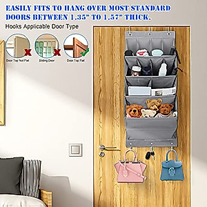 Alltope Over The Door Shoe Organizer, Large Hanging Shoe Organizer with 11 Pockets, Extra Large Fabric Pockets Oxford Cloth Shoes Storage Organizer for Men Sneakers Women High Heeled Shoes Storage