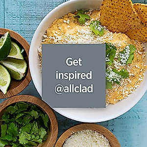 All-Clad Electrics Stainless Steel and Cast Iron Slow Cooker 5 Quart 7-in-1 Slow Cook High/Low, Braise, Sauté, Simmer, Manual, Keep Warm 1200 Watts Stove and Oven Safe Black Enamel Crock Insert