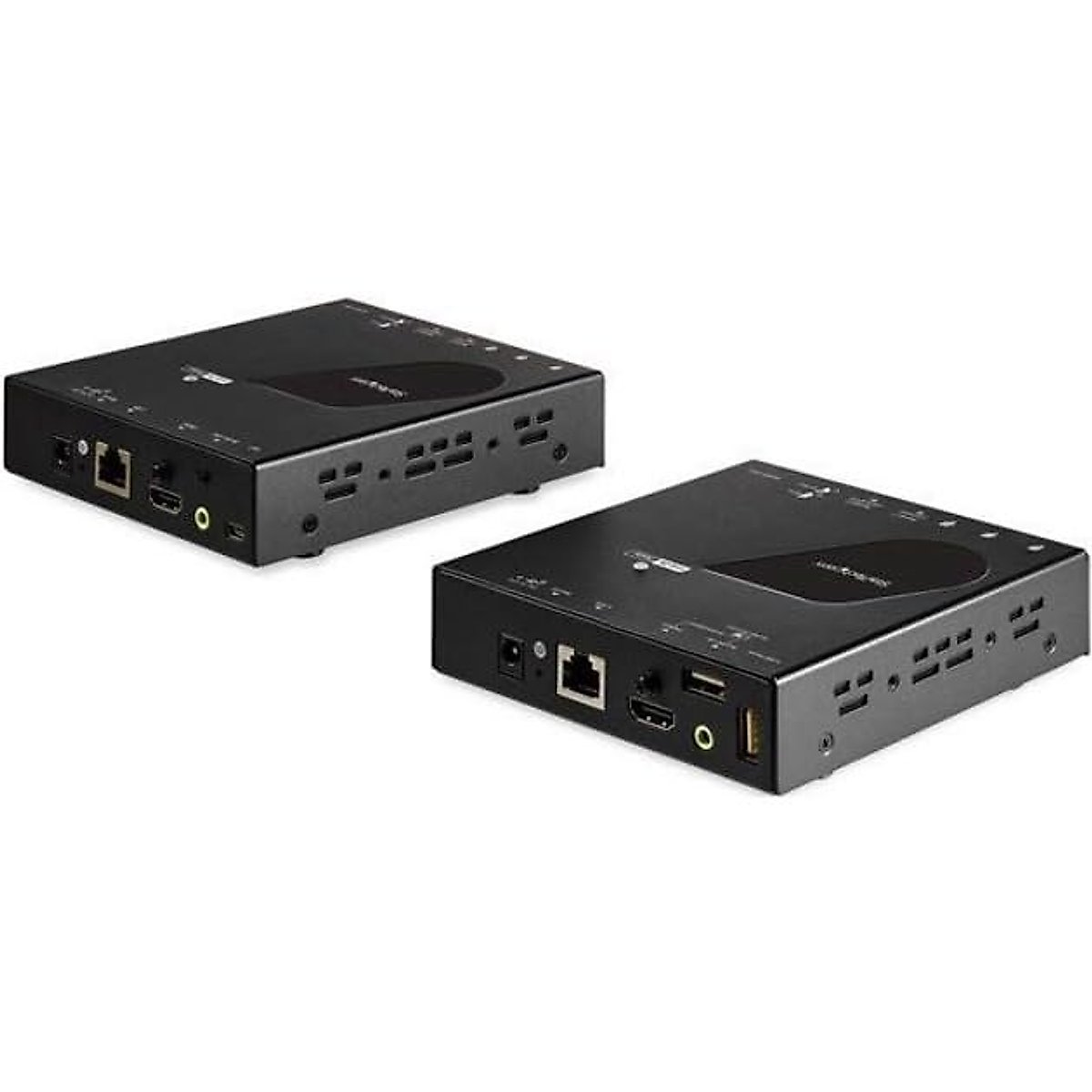 StarTech.com HDMI KVM Extender Over IP - 4K 30Hz HDMI 2.0 & USB Over IP LAN or CAT5e/CAT6 Ethernet (100m/330ft) - Remote KVM Switch/Console Transmitter/Receiver Extender Kit, TAA (SV565HDIP)