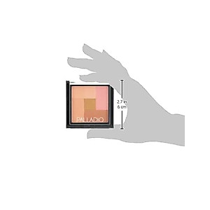 Palladio 2-In-1 Mosaic Blush and Bronzer, Silky Smooth Face Makeup Pressed Powder, Five Color Hues from Shimmering Pinks to Golden Browns, Rich Pigmented Shades, Flawless Finish, Desert Rose, 0.3 Oz