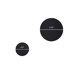 Essentra Home Matte Black Wall Mounted Decorative Coat Hooks, Wall Hooks Sold in Sets of 2