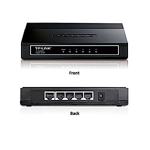 TP-LINK TL-SG1005D 10/100/1000Mbps 5-Port Gigabit Desktop Switch, 10Gbps Capacity(Renewed).