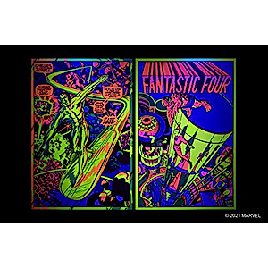 Marvel Classic Black Light Collectible Poster Portfolio
