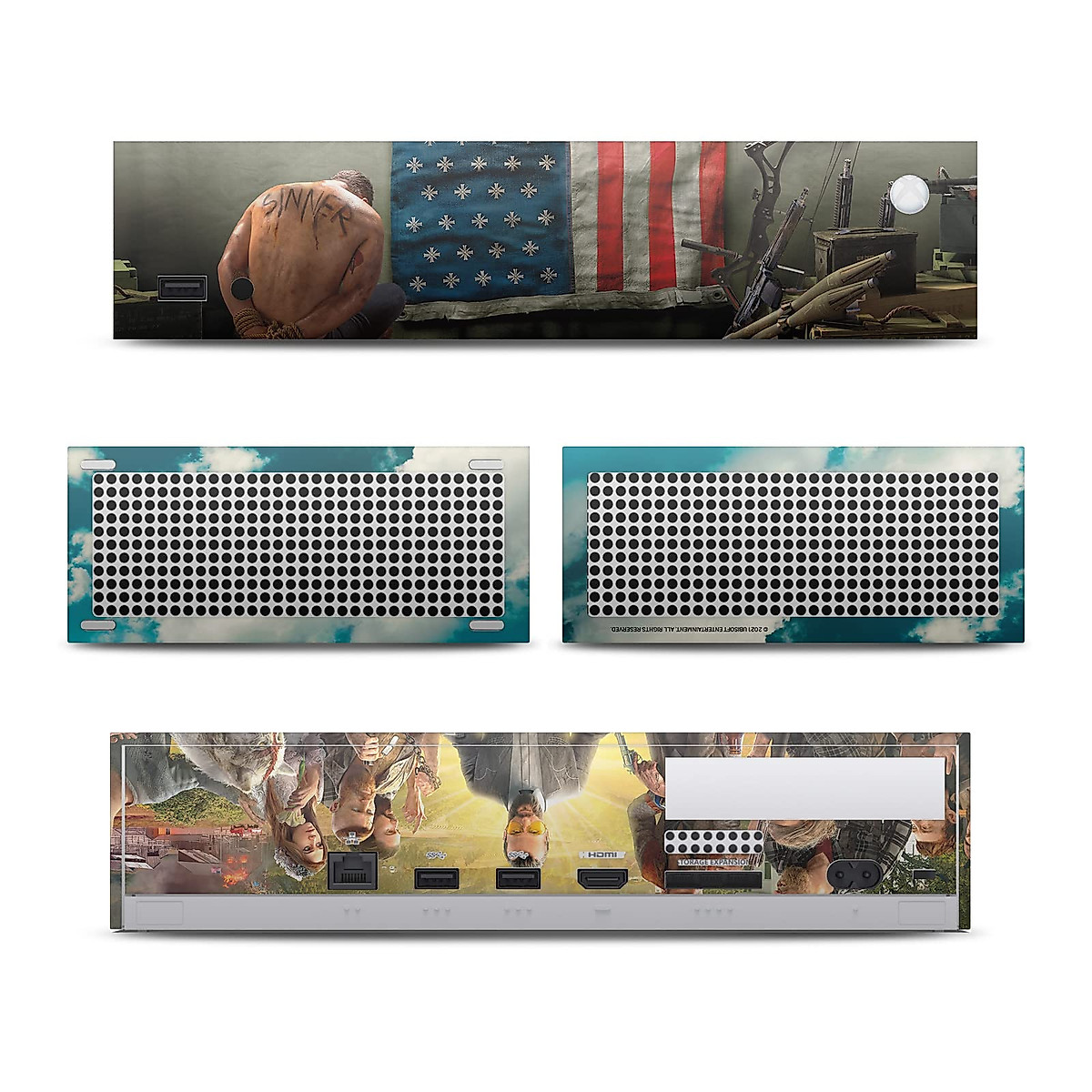 Head Case Designs Officially Licensed Far Cry Sinner Arte Clave Vinyl Sticker Gaming Skin Decal Cover Compatible With Xbox Series S Console