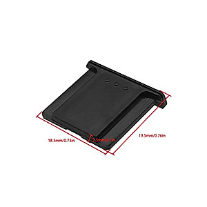 Micro Traders 4PCS Hot Shoe Cover Compatible with Fujifilm GFX 50S X-PRO1 X-PRO2 X-H1 X-T1 X-T2 X-T10 X-T20 X-E1 X-E2 X-E2s X-E3 X-T100 X-A1 X-A2 X-A10 X-A5 X10 X30