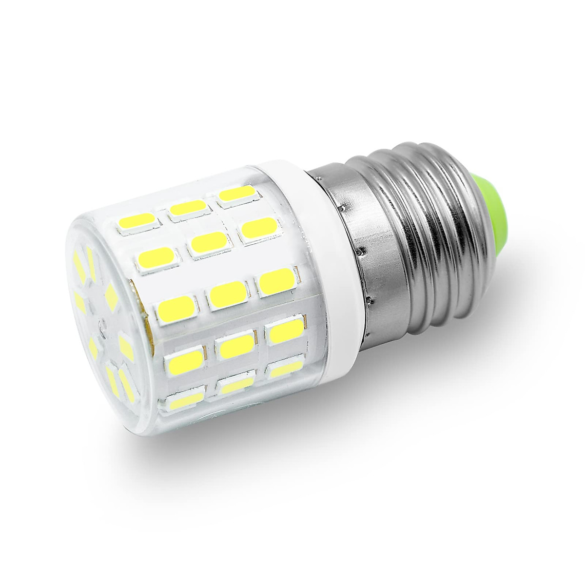 Refrigerator AC 100-265V 3.5W Replacement LED Light Bulb KEI D34L E26 40W Halogen Equivalent Lamp Daylight White 6000K 600Lm 4W Appliance T10 Kitchen Medium Screw Base Non-Dimmable Corn Bulbs 2 Pack