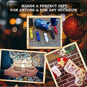 Beer Shotgun tool bottle opener keychain - 2 pack - Black - beer bong shotgunning tool - great for parties, party favors, gift, drinking accessories