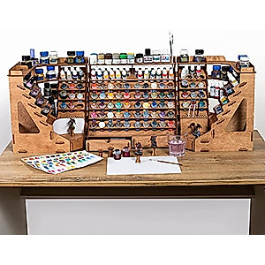 Modular + Corner Paint Rack Organizer