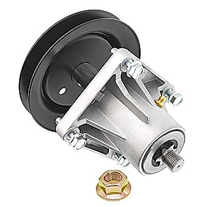 G.Times Outdoor Power Spindle Assembly Replace 918-0660B 618-04137 618-0625B 618-0990B 918-04137 918-0625B with Mounting Screws and Blade Mounting nut, Mounting Holes are Threaded