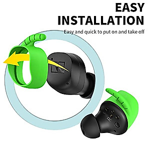 5 Pairs Ear Hooks for Sennheiser Momentum 3 Earbuds, Anti-Slip Ear Tips Covers Compatiable with Sennheiser Momentum True Wireless 3 Accessories Ear Hooks Covers