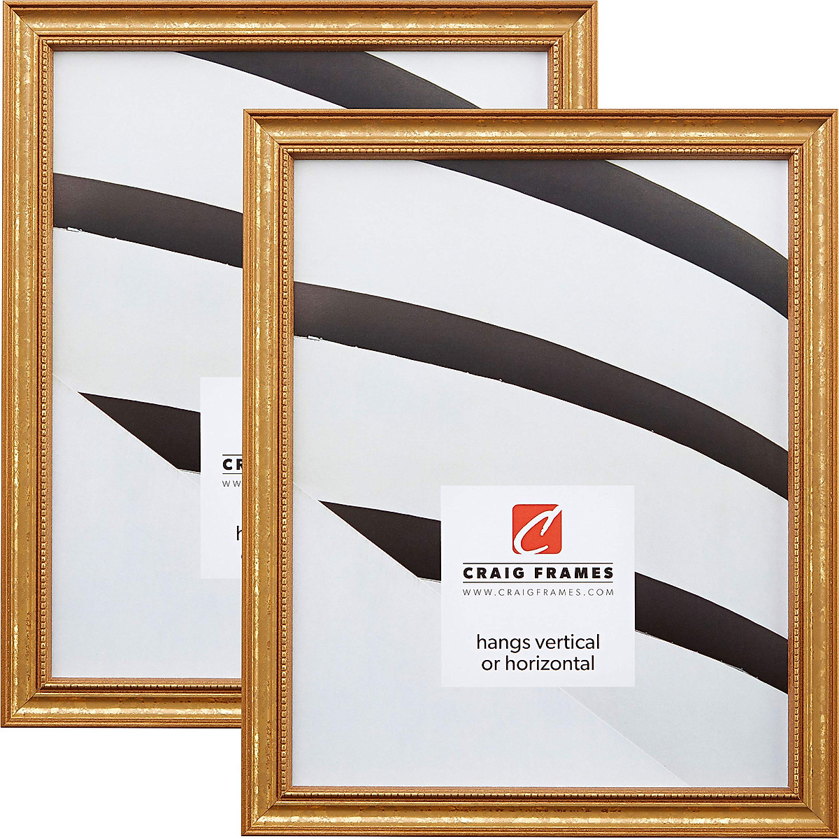 Craig Frames 314GD 16 x 20 Inch Picture Frame, Ornate Gold, Set of 2