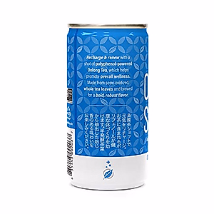Shot 6.4 Ounce Unsweetened Zero Calories, Caffeinated Oolong 6.4 Fl Oz (Pack of 30) 192.0 Fl Oz
