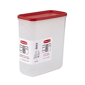 Rubbermaid Modular Food Storage Container, 21 Cup, Racer Red 1776473