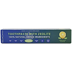 Zeolite Toothpaste | 2.5 fl oz - 75 ml | Fluor-Free | 100% Natural Origin Ingredients | 15% Natural Mineral Zeolite | Heiltropfen®