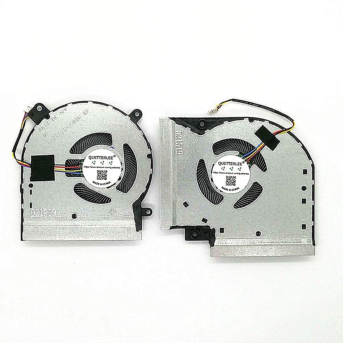 QUETTERLEE New CPU and GPU Cooling Fan for ASUS ROG Strix Scar II Gaming Laptop GL504 GL504G GL504GS GL504GM GL504GV GL504GW GL504GV-DS74 GL504GW-DS74 Series DFSCK221051820 FK7T DFSCK221151810 FK7U