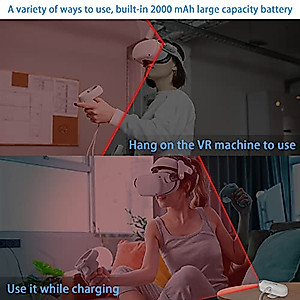 NVNV VR Ir light for Oculus Quest 2,Enhance Tracking Hand Motion Ir Sensors ,VR Accessories for Quest 2, Suitable for VR Games In The Dark