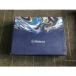 Hideno Brushed Gold Bathroom Faucet,Two Handle 8 inch Widespread Bathroom Sink Faucet Gold with Pop-up Drain & Supply Lines (Brushed Gold)