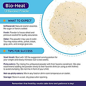 5-in-1 Bio-Heal® Probiotic for Kid, Men & Women (Powder) - Best Supplement for Brain Function, Gut Health & Constipation - Shelf Stable & Fortified with Vitamins, Minerals & Prebiotics