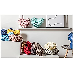 VIENLOVE Heart Shaped Knot Cushion Pillows Stuffed Pillow Devorative Throw Pillow Soft Hugging Sofa Cushion