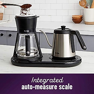 Mr. Coffee BVMC-PO19B All-in-One Pour Over Coffee Maker, 6 Cups, Black