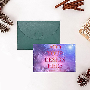 Custom Photo Greeting Card with Envelope - Personalize with Your Own Photo/Logo/Text for All Occasions, Christmas, Holidays, Weddings, Birthdays, Graduations, Thank You Cards 1-1000PCS