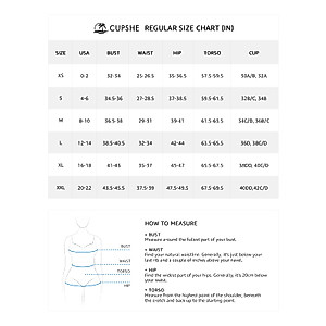 CUPSHE Women's One Piece Swimsuit Tummy Control V Neck Two Piece Bathing Suits, Cafe Brown, L