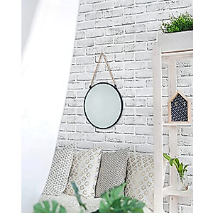 Timeet Brick Wallpaper Peel and Stick Wallpaper White Grey Brick Contact Paper 3D Brick Wall Paper Stick and Peel Wallpaper Removable for Bedroom Living Room Decoration 17.7in x 78.7in