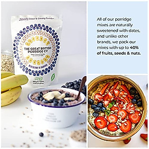 THE GREAT BRITISH PORRIDGE CO Blueberry Banana Porridge, 385 GR