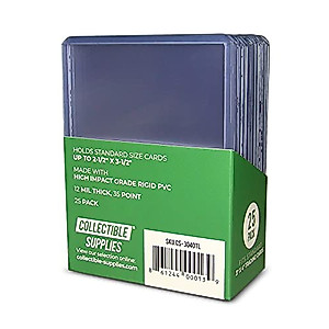 Collectible Supplies 1 full case of 1000 Standard 3" x 4" Toploaders 35pt.