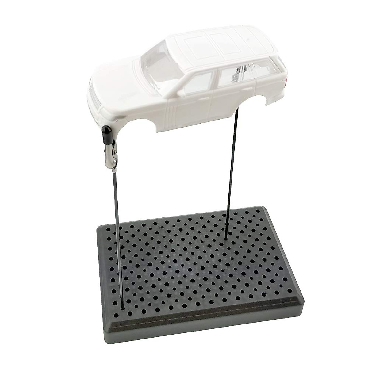 MAY.T Model Painting Alligator Clip Sticks 40PCS with Stand Base 2PCS for Airbrush Hobby Model Parts