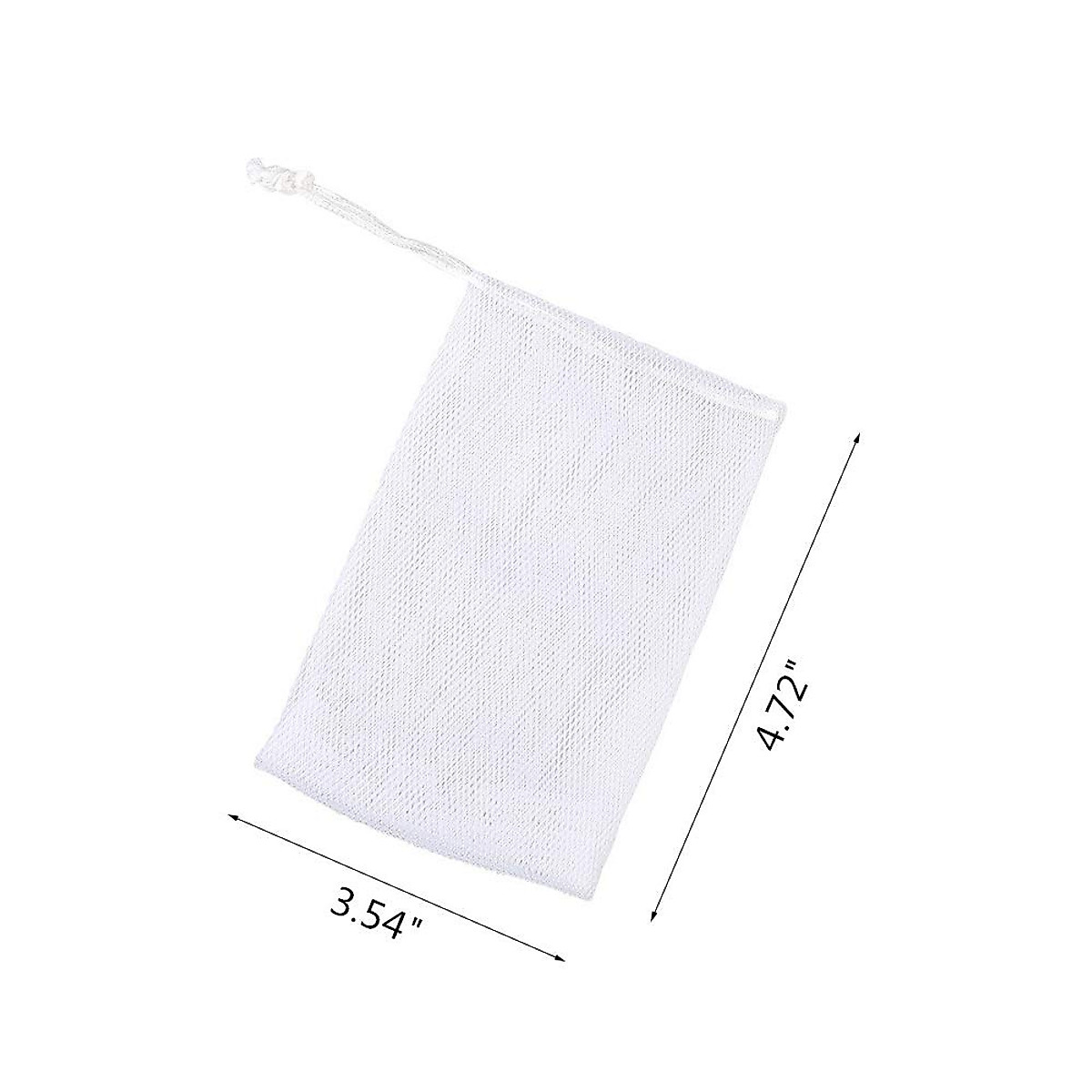 ELANE 10 Pcs Soap Mesh bag,Soap Exfoliating Bag Soap Saver Bag,Mesh Soap Bags for Soap Bars