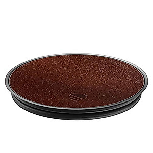 PopSockets: Collapsible Grip & Stand for Phones and Tablets - Brown Vegan Leather