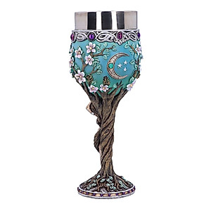 Nemesis Now Maiden Goblet, Blue, 20.8cm