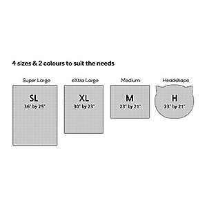 Blackhole Litter Mat - Moonshuttle Rectangular Cat Litter Mat, 30 X 23-Inch, Dark Gray