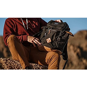 Eddie Bauer Bygone Backpack with Exterior Pockets and Laptop Compatible Sleeve, Light Heather Grey, 25L