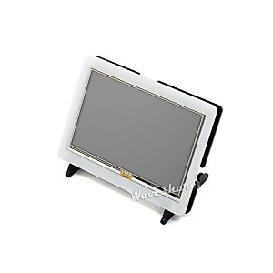 Waveshare Bicolor(White&Black) Bracket Case for 5inch HDMI LCD Combines The Touch Screen LCD and Pi into an All-in-one Device