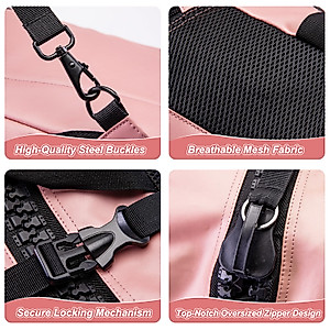 Gym Bag for Women and Men Duffle Bag for Men with Shoe Compartment, Women Sports Duffel Bags for Traveling with Wet Pocket, Gym Backpack for Men Workout Weekender