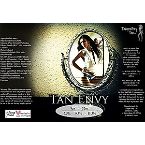 Tan Envy European Blend Dark 11.5% DHA Sunless Airbrush Spray Tanning Solution 32 oz