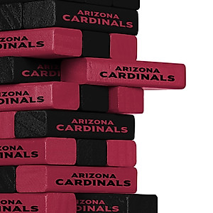 FOCO unisex adult NFL Team Logo Stackable Blocks Game, Team Color, 9-594 US