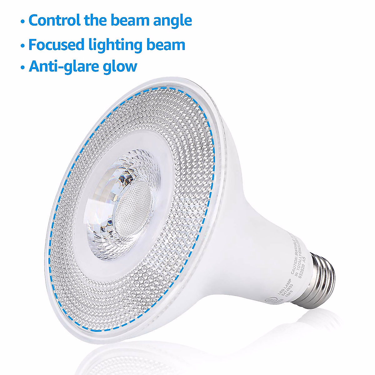 TORCHSTAR PAR38 LED Flood Light Outdoor Bulbs, Dimmable Bright Waterproof PAR38 LED Bulb, 120W Equivalent, 1250LM, 4000K Cool White, 15W, E26 Base, UL & Energy Star Listed, Pack of 6