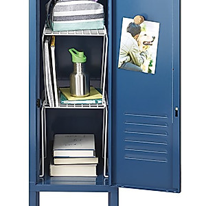 Whitmor Tall Stacking Shelf 12.88" White