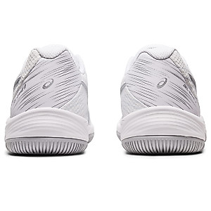 ASICS Women's Gel-Game 9 Tennis Shoes, 7.5, White/Pure Silver